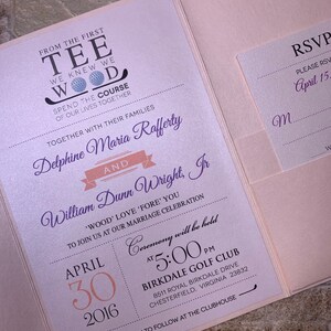 Golf Invitation, Golf Wedding Invitation, Golf Invitations, Golf ...