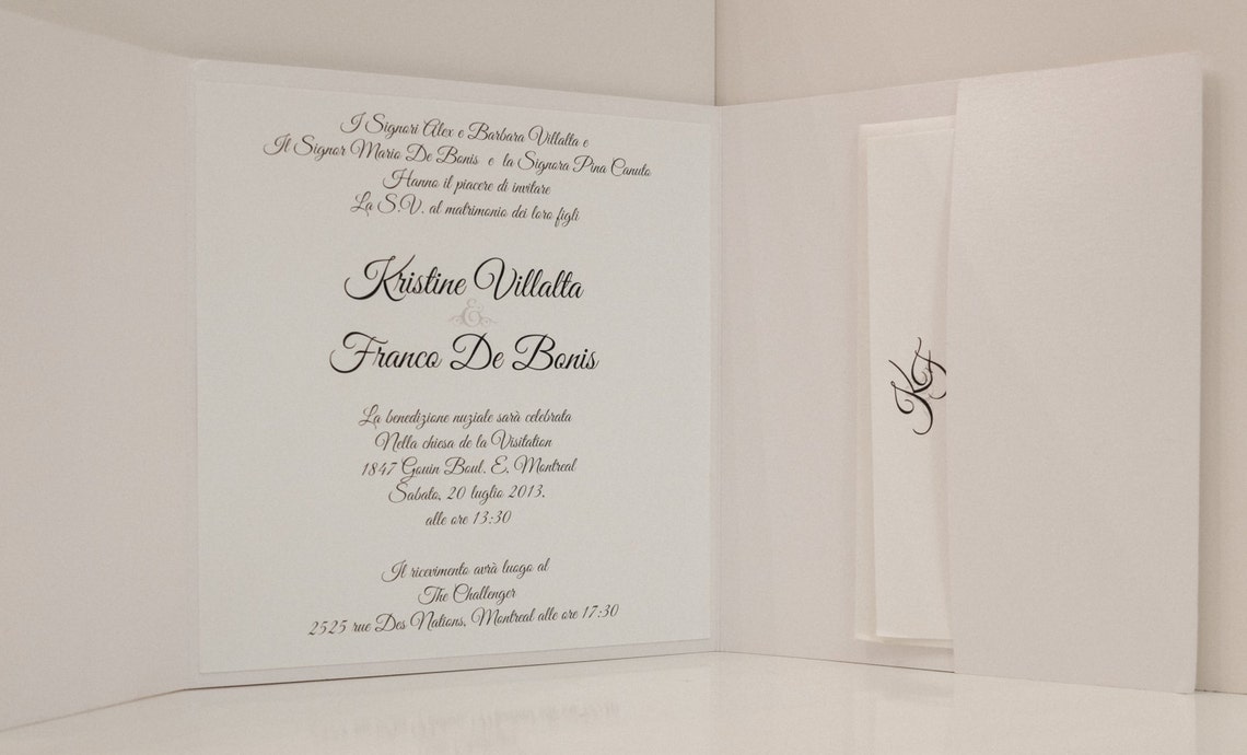 White Wedding Invitation White Invitations White Wedding - Etsy