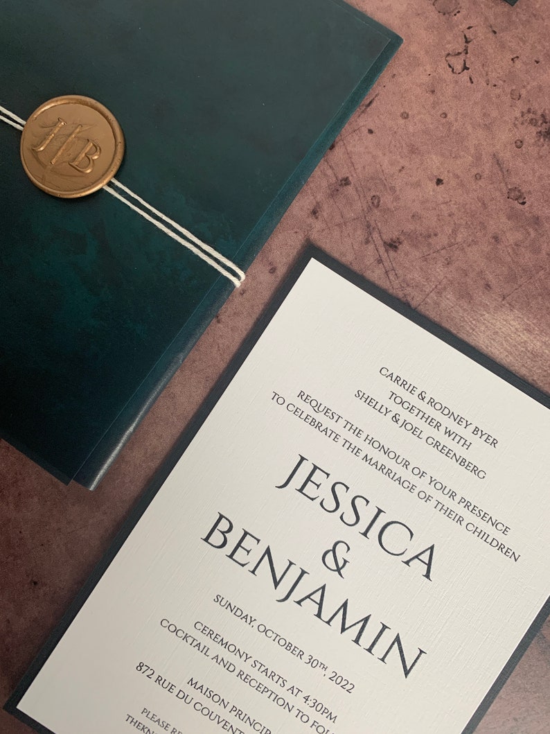 Wax Seal Wedding Invitation Wax Seal Invitations Wax Seal - Etsy