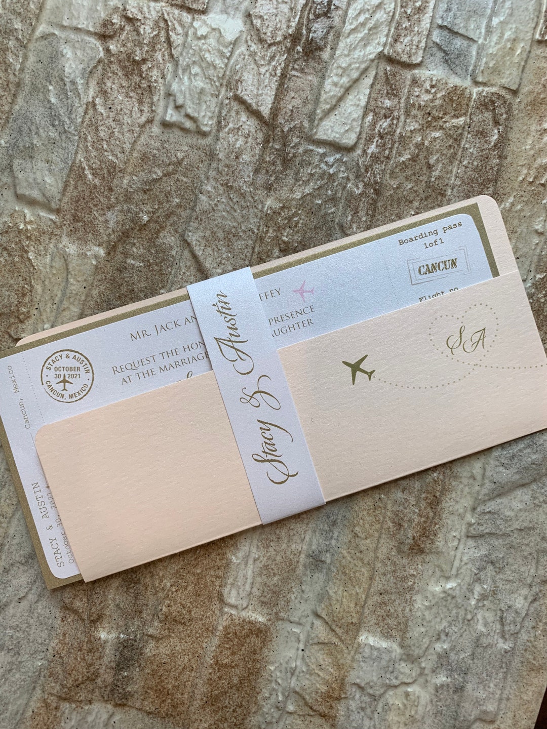 Boarding Pass Invitation, Destination Invitation, Travel Invitation ...