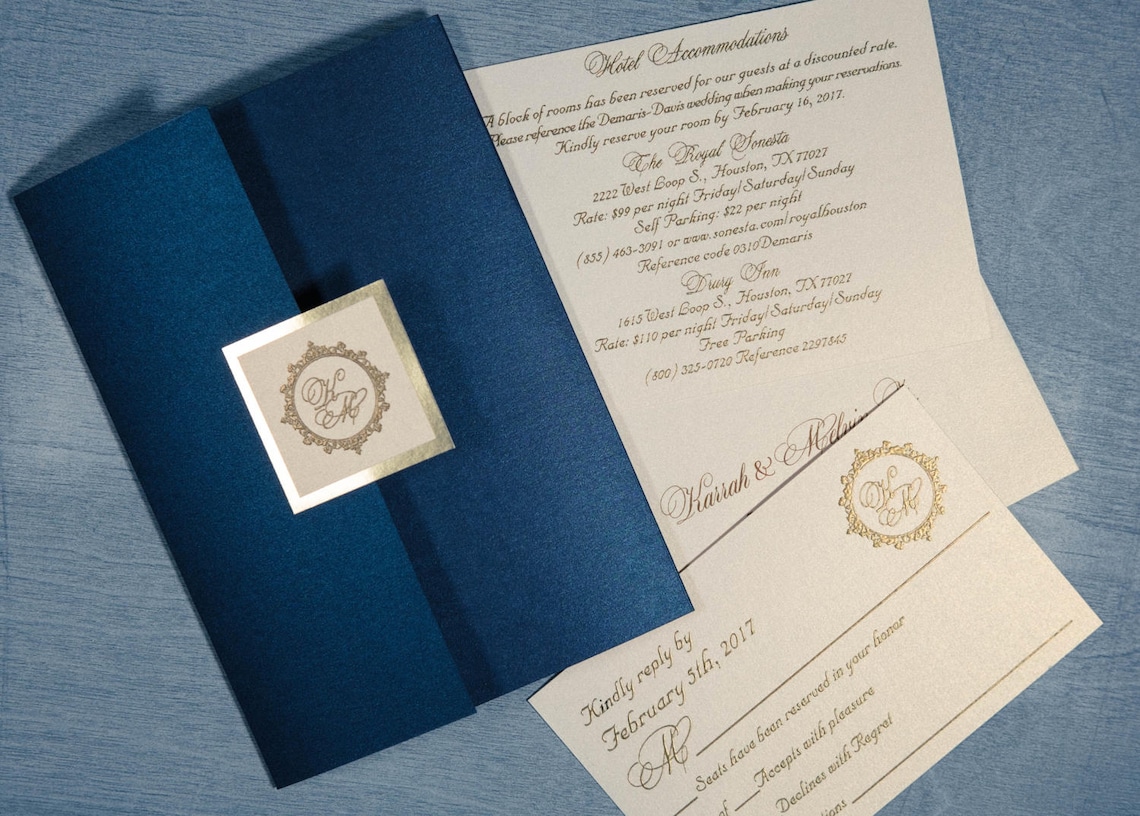 Royal Wedding Invitation Royal Invitation Luxurious Wedding - Etsy