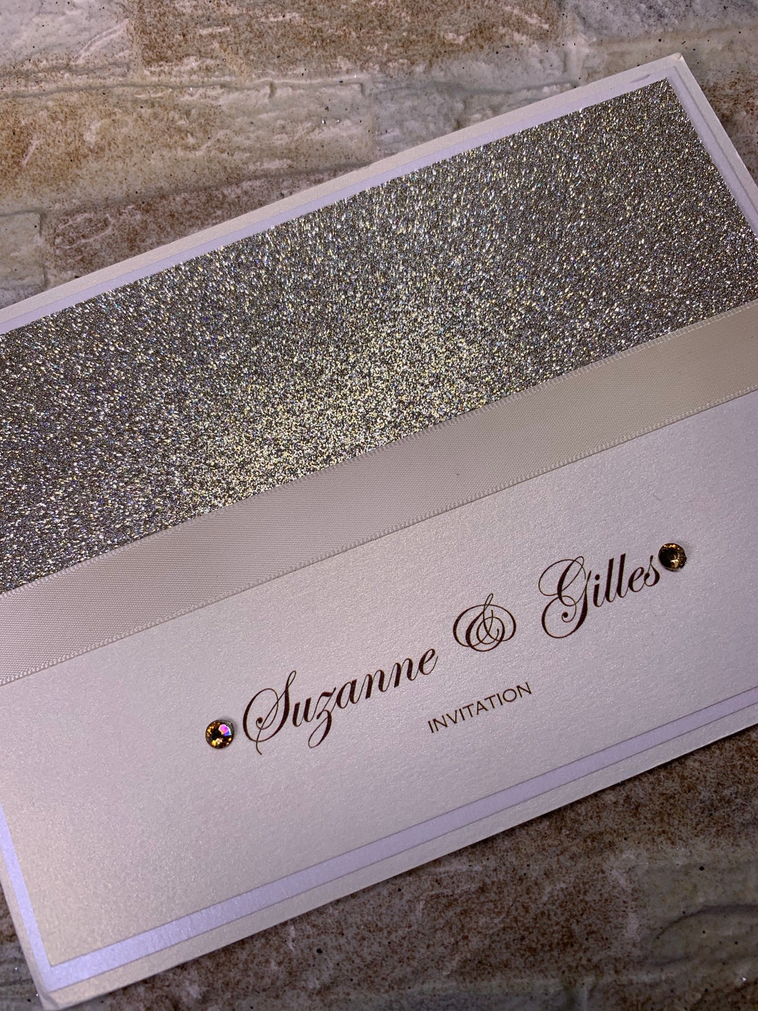 Gold Glitter Wedding Invitations, Luxury Invitations, Luxury Wedding ...