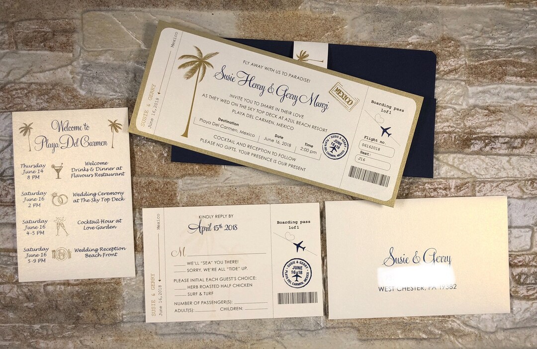 Destination Wedding Invitation, Destination Wedding Invitations ...