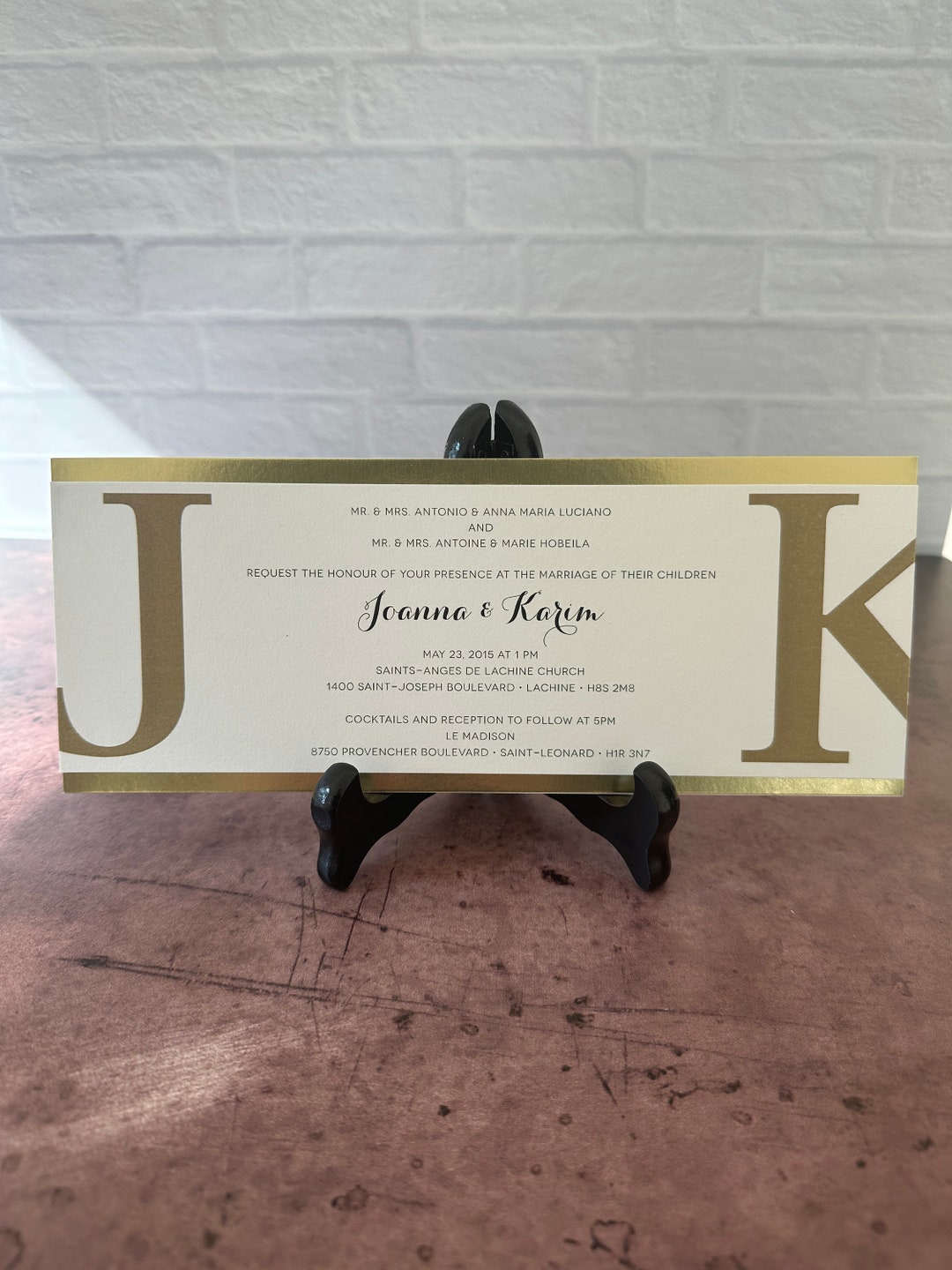 Initials Invitation, Personalized Wedding Invitation, Custom ...