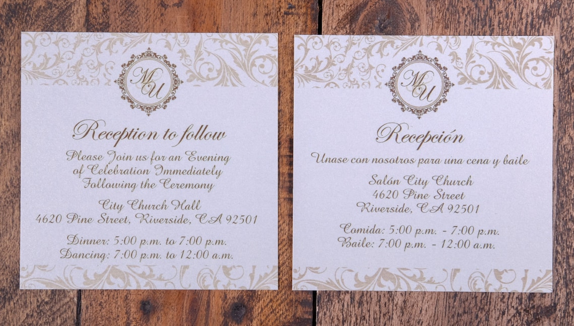 Damask Wedding Invitation Damask Invitation Damask Wedding | Etsy