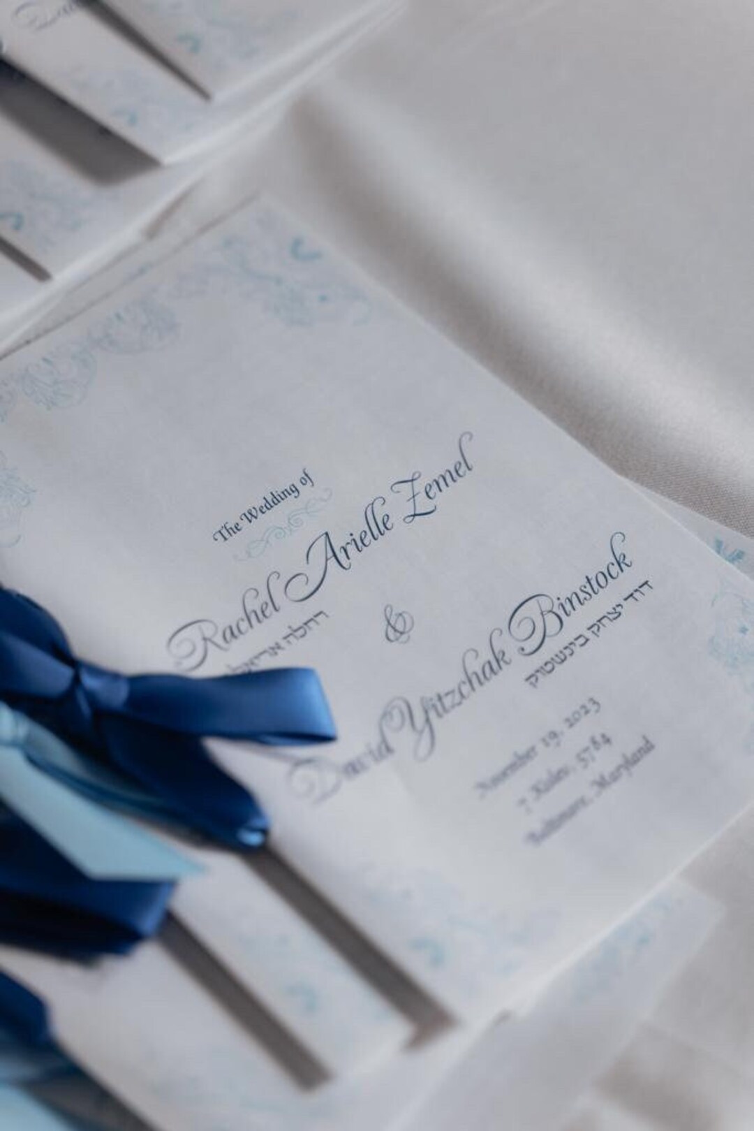 Jewish Wedding Program, Jewish Wedding Ceremony Program, Jewish ...