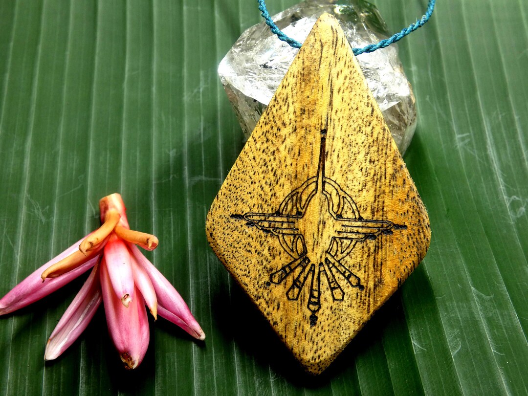 Hummingbird Pendant – Ojoche Wood - Spiritual Armor Necklace ...