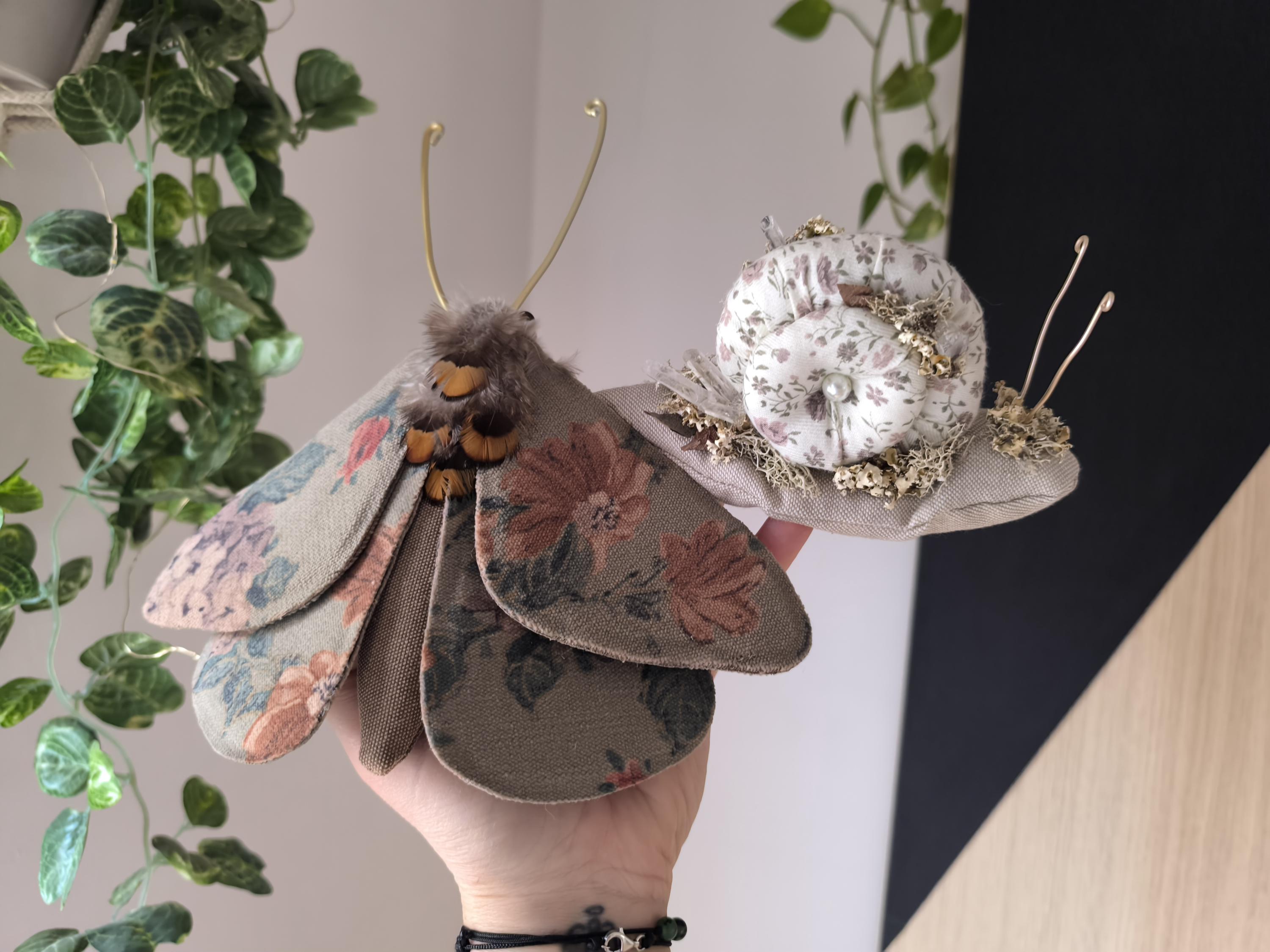 Set of Two PDF Digital Patterns, Easy to Make, Moth Tutorial and Snail ...