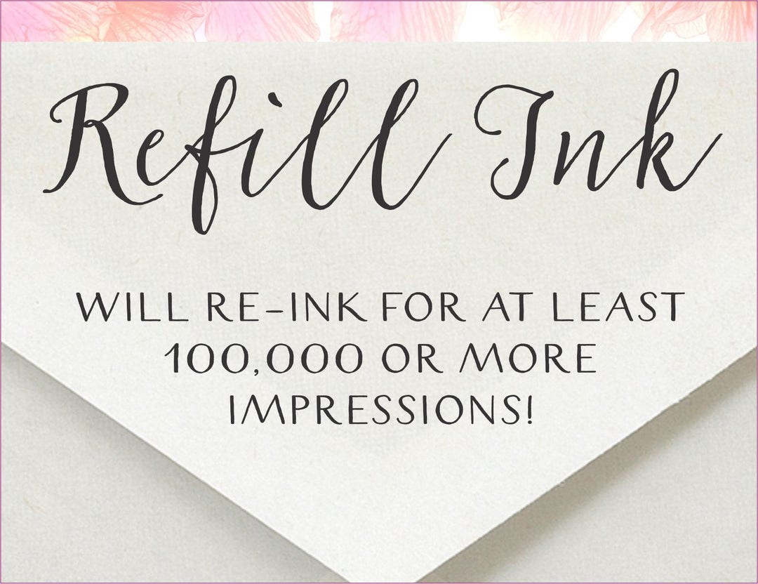 Self-inking Stamp Refill Ink - Etsy