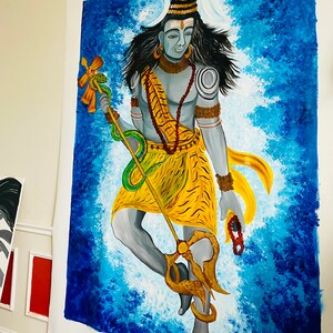 Buy Mahadeva Modern Contemporary Abstract Traditional Style Online in ...