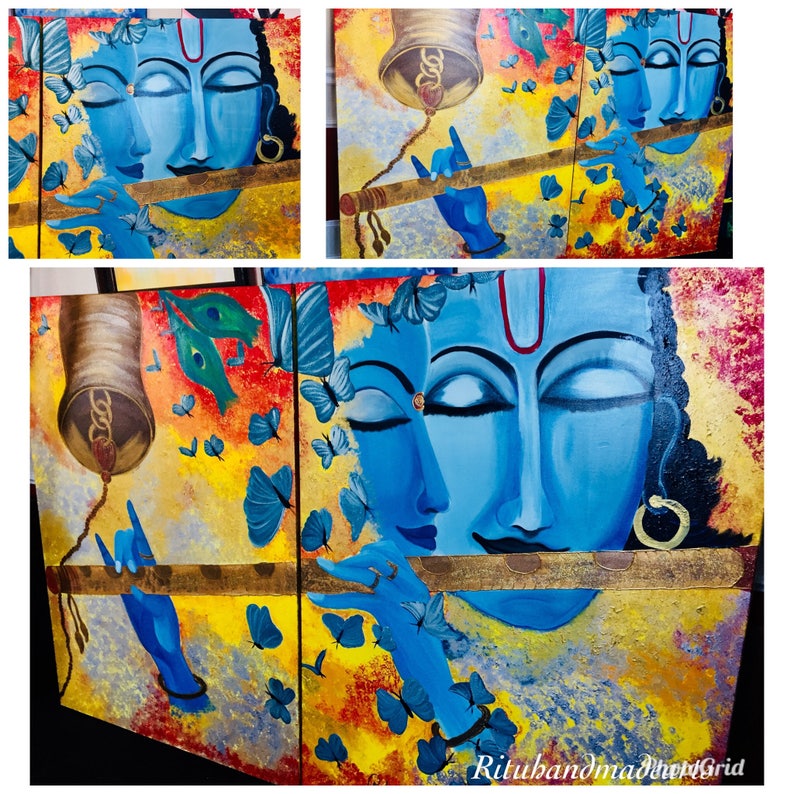 Nitya Prem Radha Krishna Contemporary Modern Traditional Style - Etsy