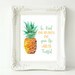 Be Kind and Truthful and Your Life Will Be Fruitful Pineapple | Etsy