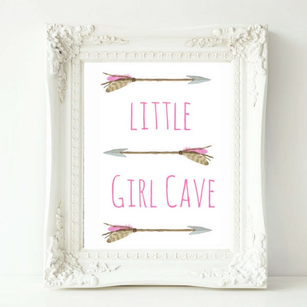 Little Girl Cave Little Girl Cave Sign Nursery Wall Art | Etsy Canada