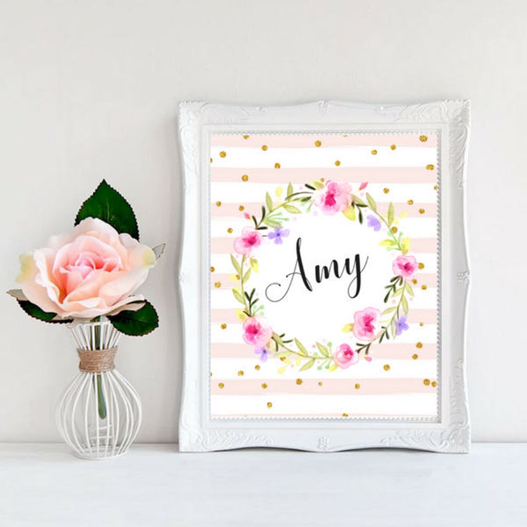 Printable Art, Baby Name Sign, Personalized Baby Gifts, Prints for ...