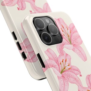 Lily Summer Flower Phone Case, Tough Phone Case, Summer Trendy Design ...