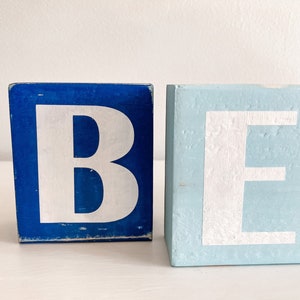 Beach Blocks Beach Sign Beach Letters Coastal Decor Beach Decor Coastal ...