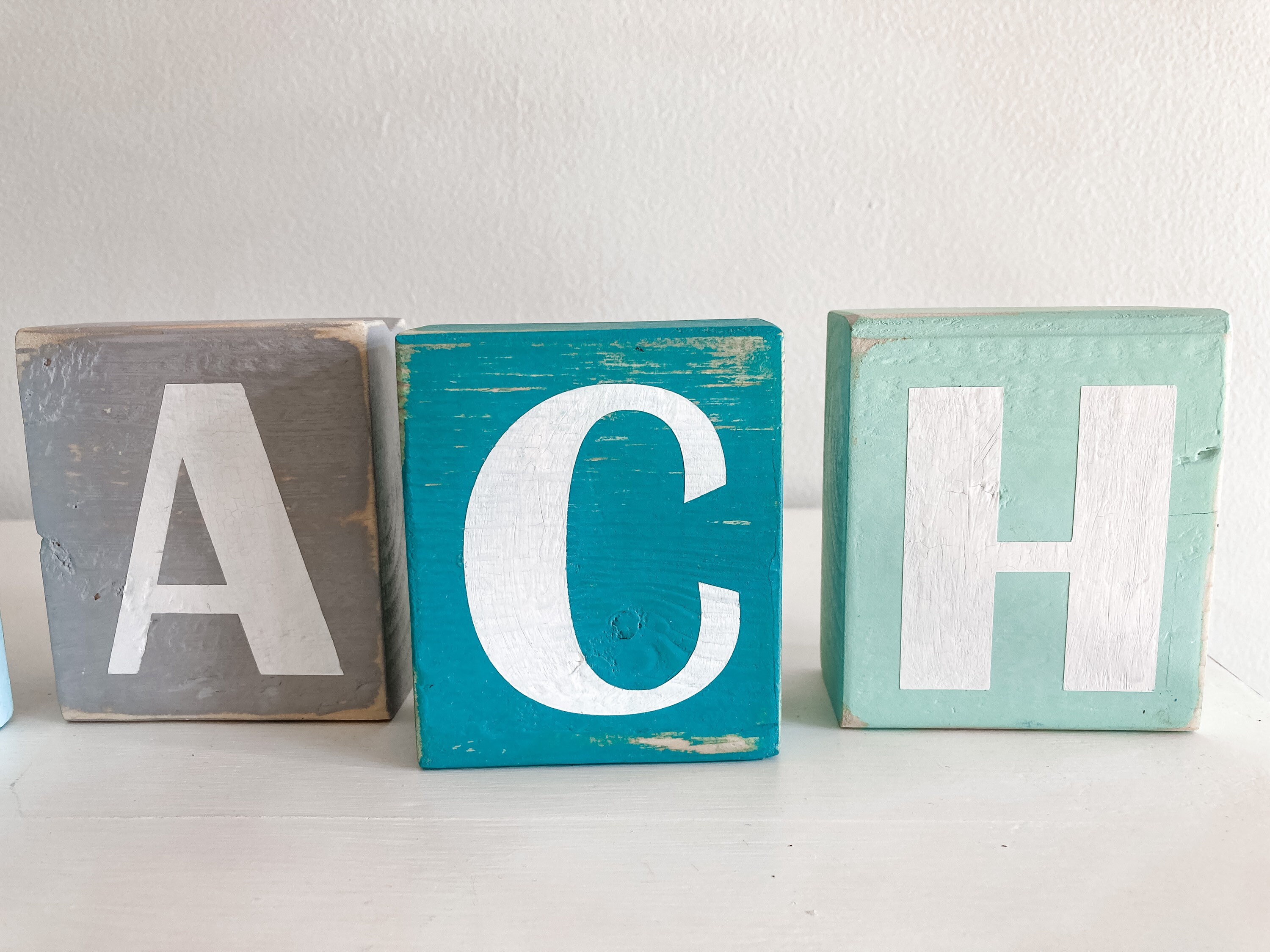 Beach Blocks Beach Sign Beach Letters Coastal Decor Beach - Etsy