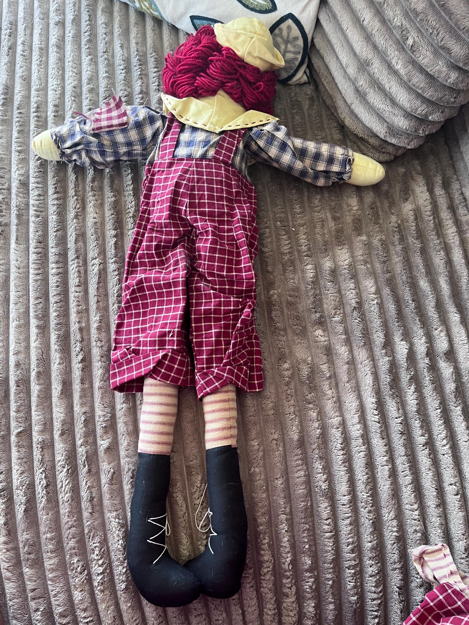 Large Raggedy Ann & Andy Ragdolls Doll Set - Etsy