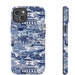 Blue China Phone Case Chinoiserie Toile Aesthetic Chinese Pattern ...