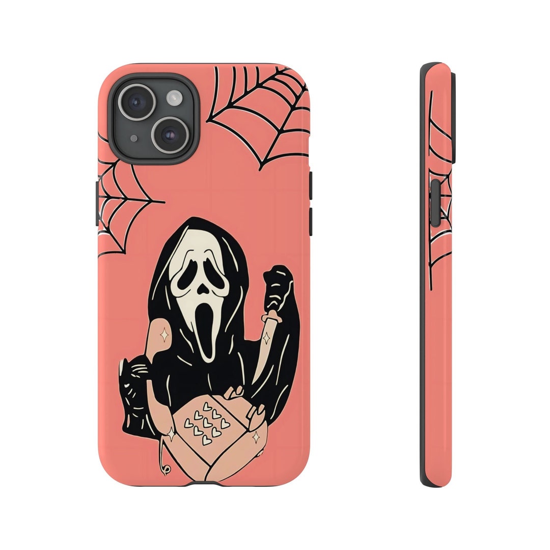 Scream Mask Halloween Phone Case Collage Spooky Season Call Me Trendy ...