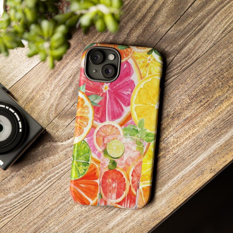 Pink Lemonade Collage Phone Case Summer Citrus Vibes Preppy Aesthetic ...
