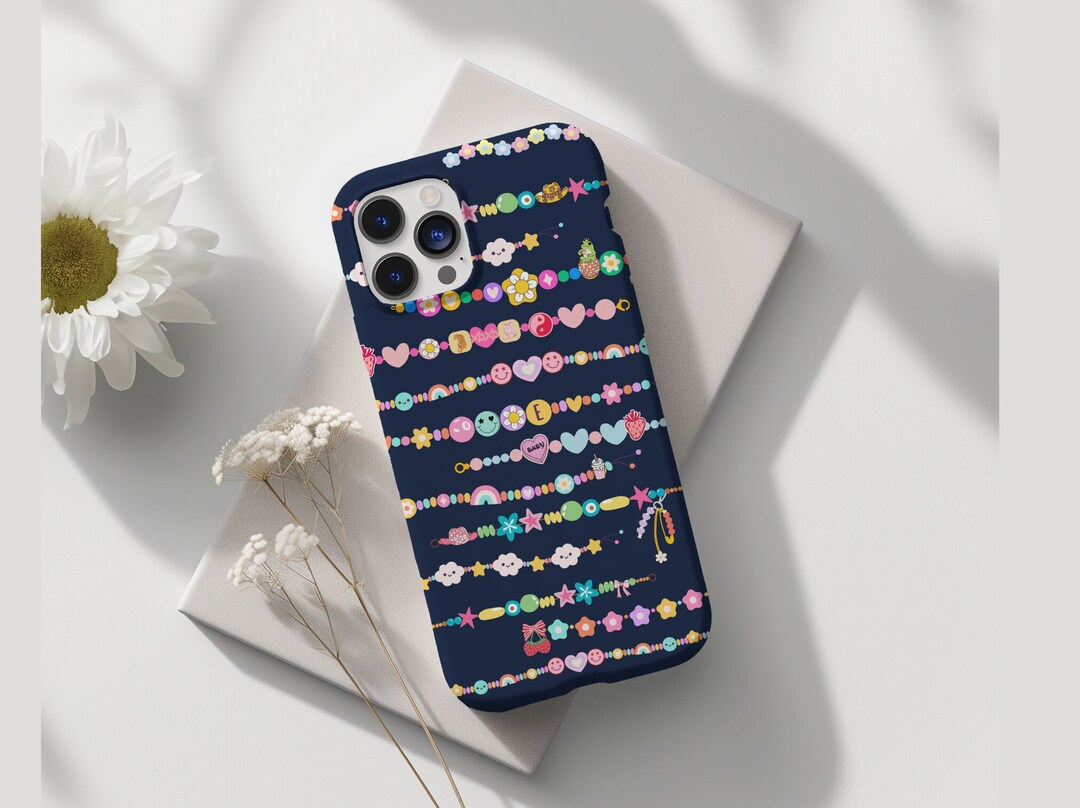 Friendship Bracelet Collage Phone Case Girly Cute Retro iPhone Cases 15 ...