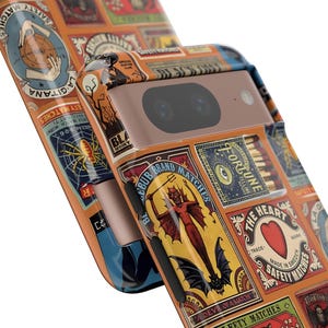 Vintage Matches Phone Case Collage Spooky Matchbox Phonecase Retro ...