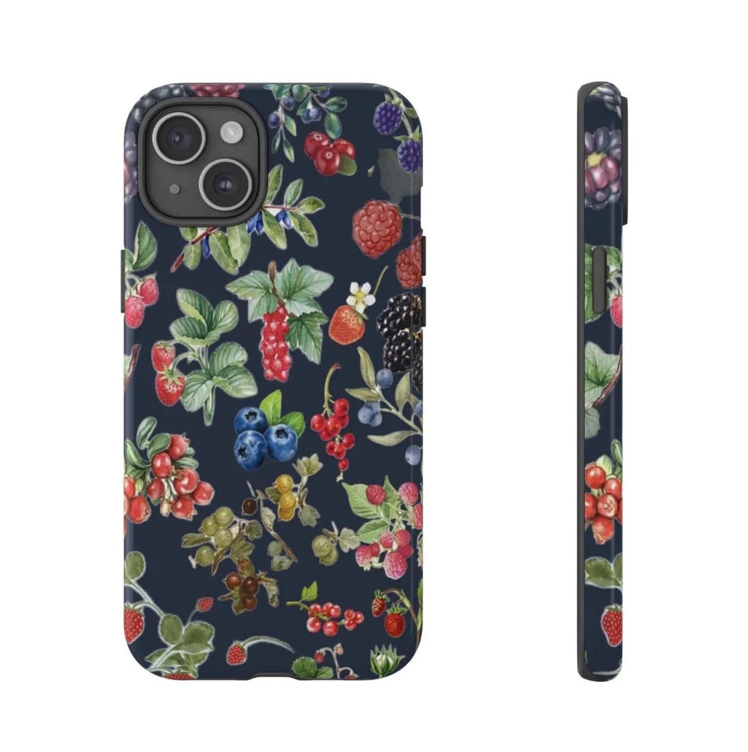 Summer Berry Collage Phone Case Aesthetic Cottagecore Preppy Cases ...