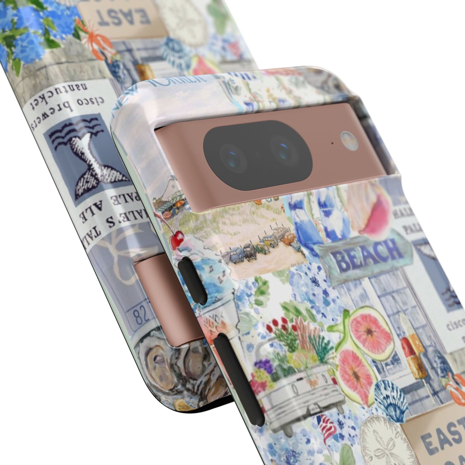East Coast Collage Phone Case Cute Coastal Coquette Aesthetic Summer ...