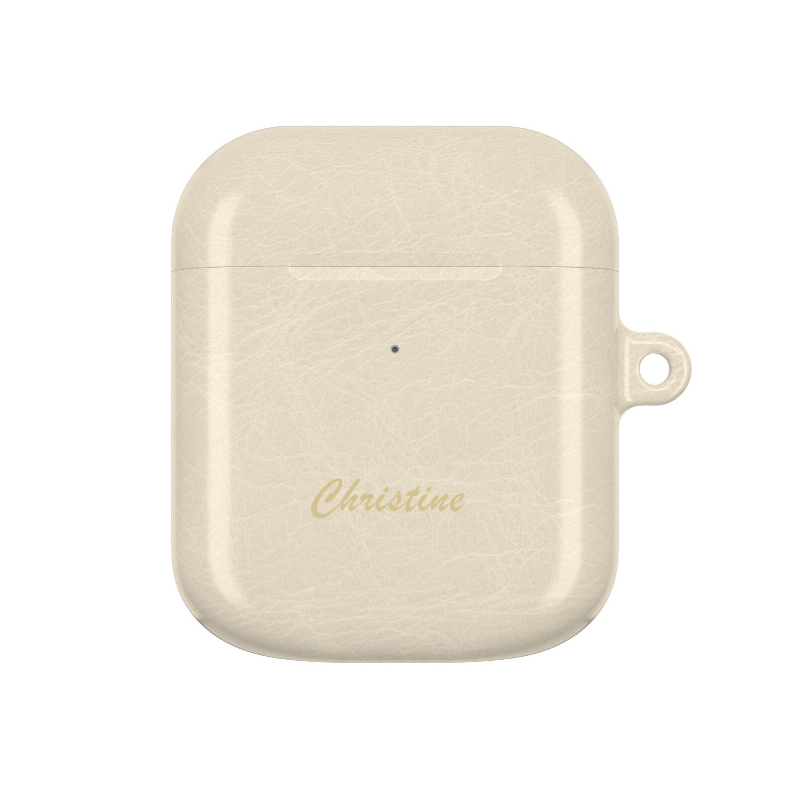 Personalized AirPod Case Monogram Accessories Leather Look Cute Airpods ...