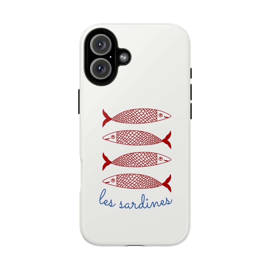 Fish Phone Case Collage Aesthetic Cute Summer Boho Les Sardines iPhone ...