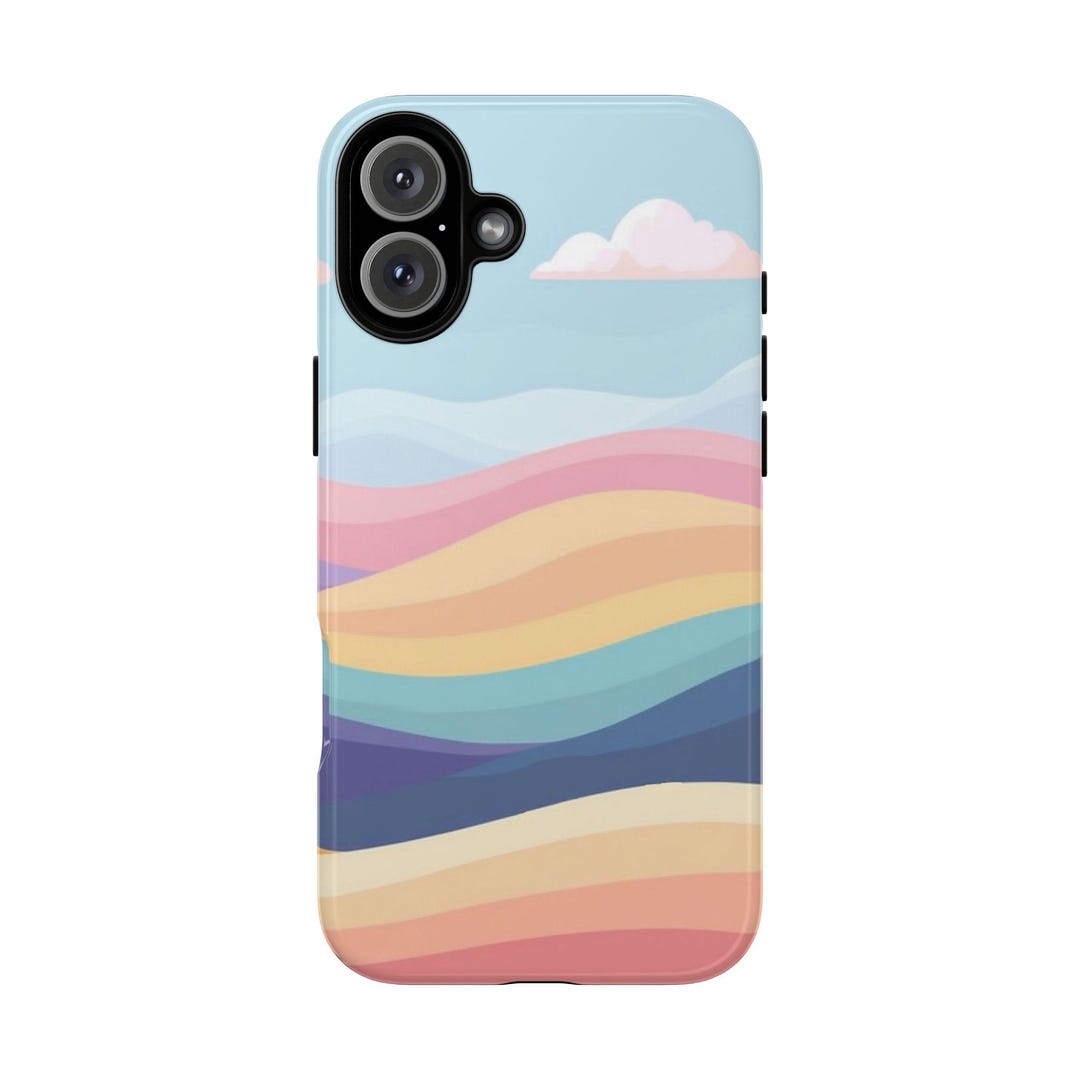 Minimalist Phone Case Pastel Art Phonecase Girly Boho Summer Spring ...