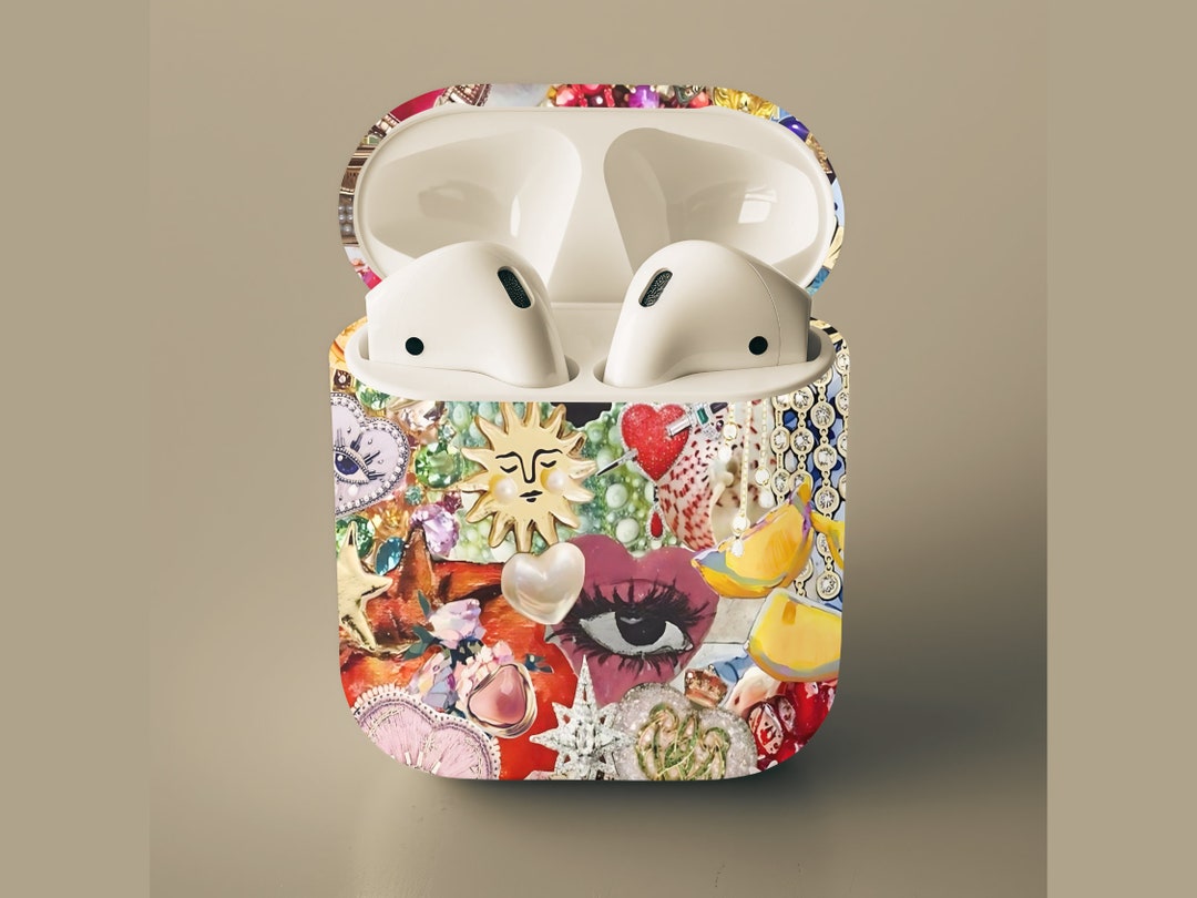 AirPod Case Vintage Mosaic Collage Accessories Girly Cute Celestial 2nd ...
