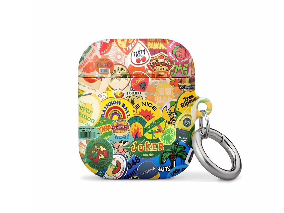 Fruit Stickers Collage AirPod Case Vintage Coquette Accessories Girly ...