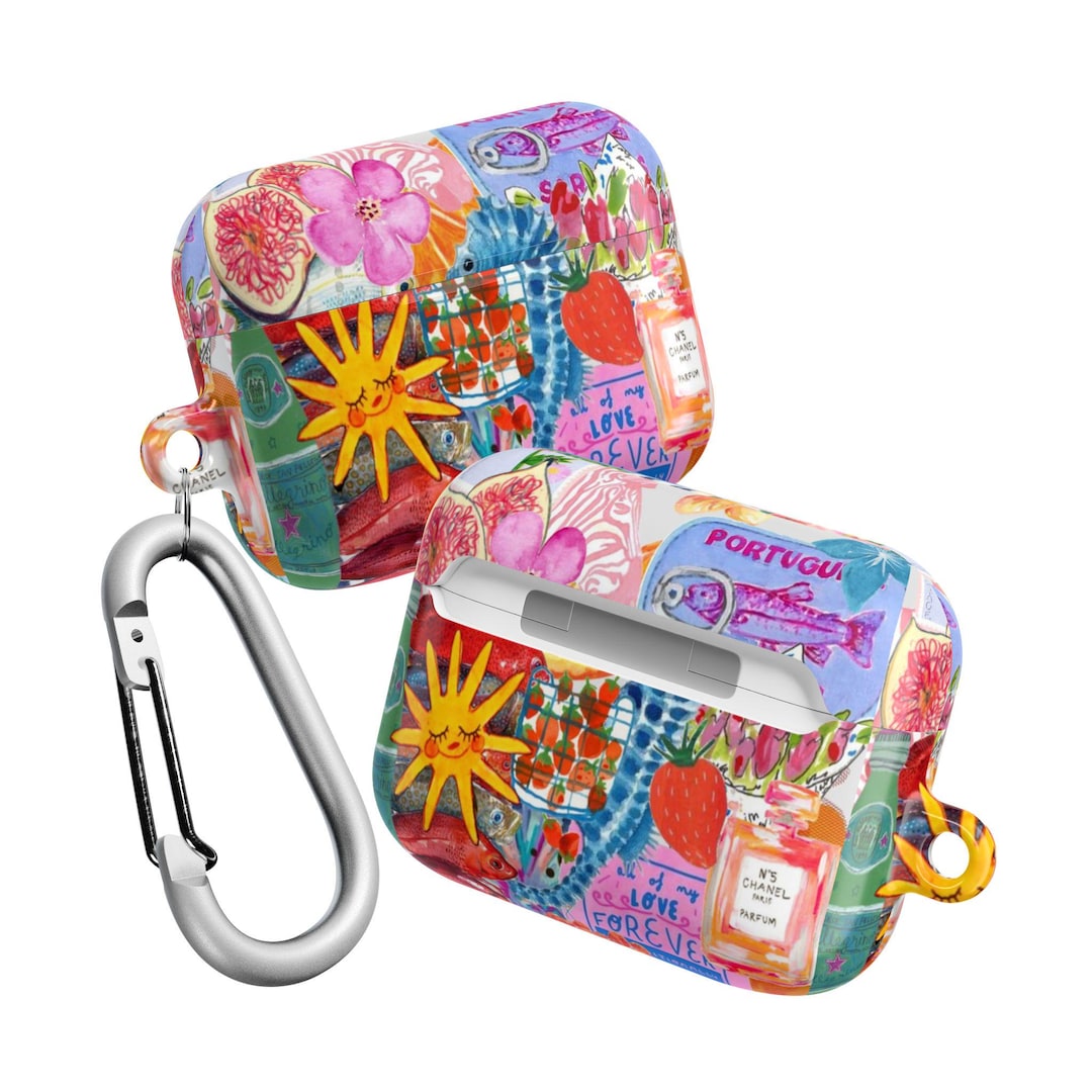 Summer Collage AirPod Case Accessories Cute Aesthetic Trendy Italian ...