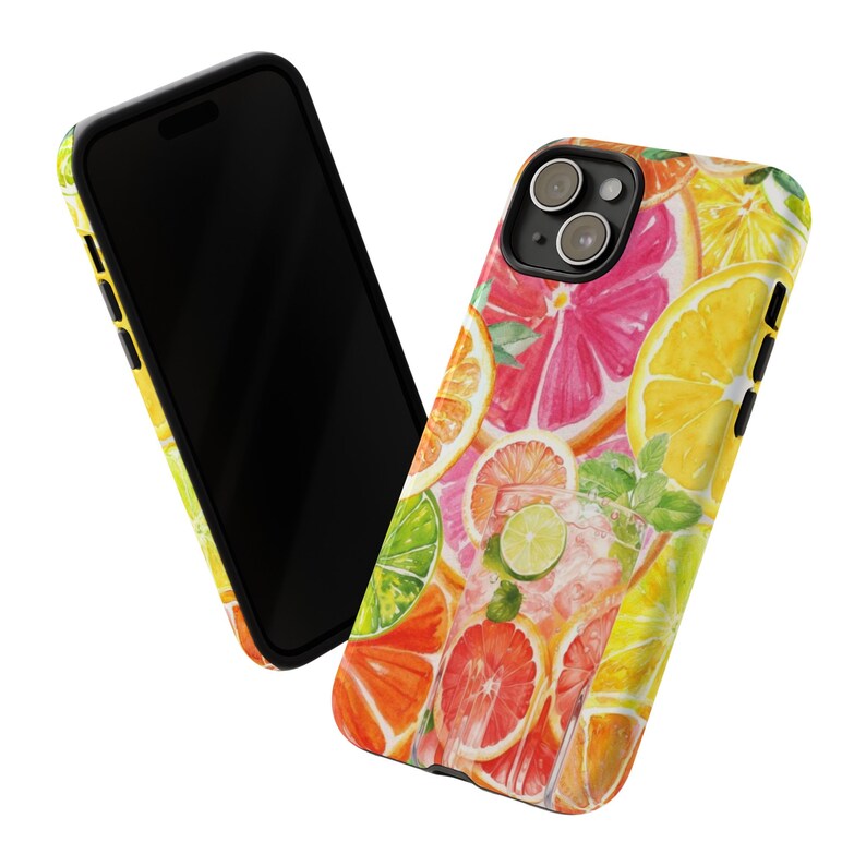 Pink Lemonade Collage Phone Case Summer Citrus Vibes Preppy Aesthetic ...
