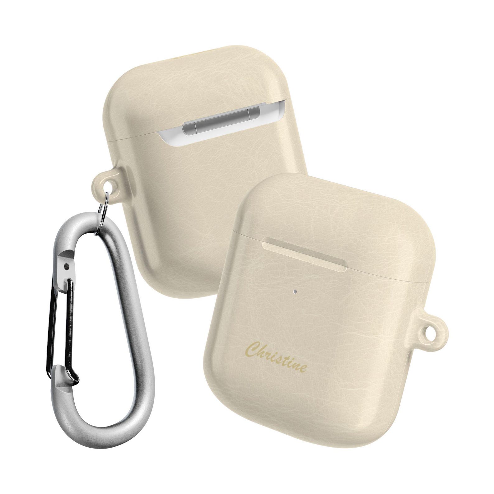 Personalized AirPod Case Monogram Accessories Leather Look Cute Airpods ...