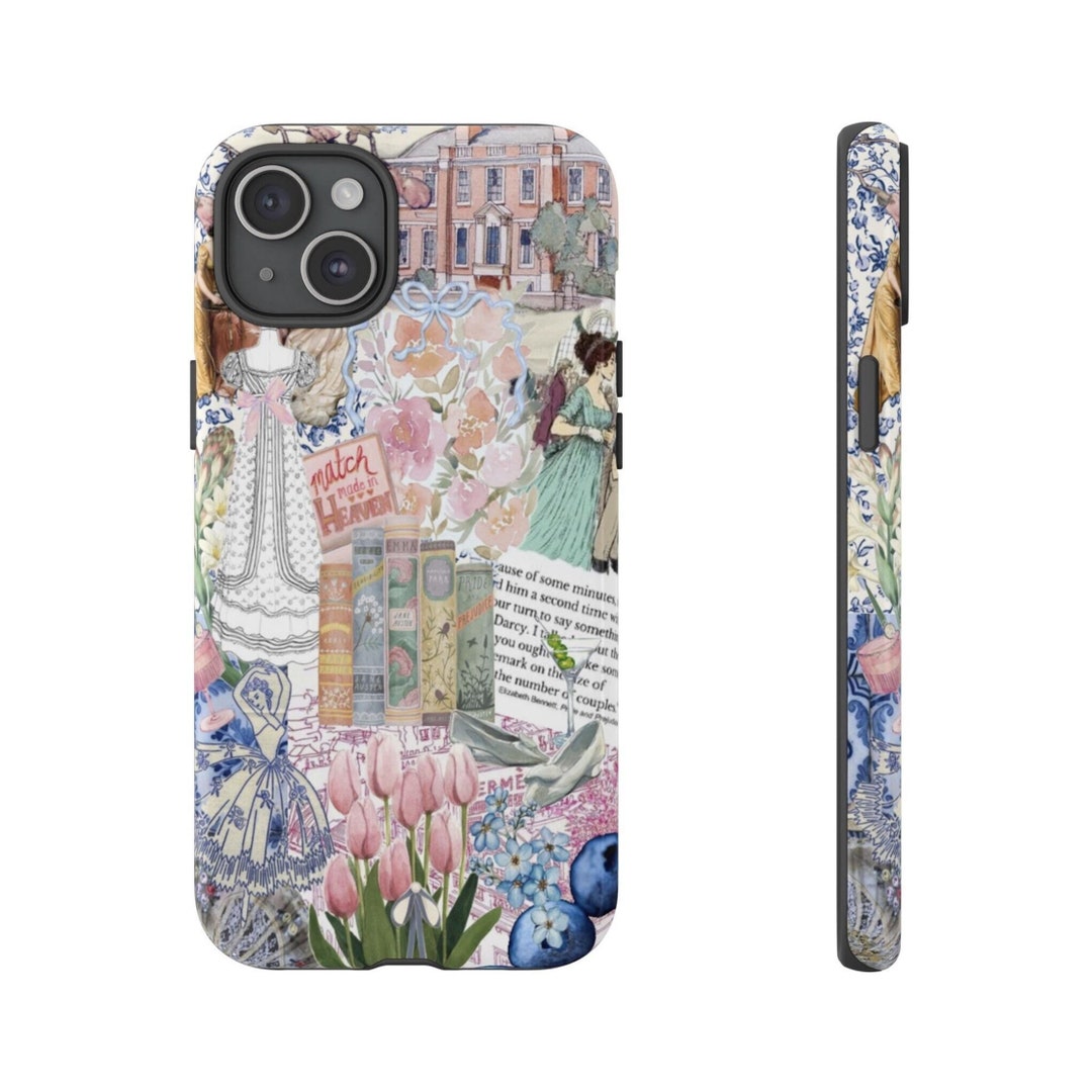Jane Austen Coquette Collage Phone Case Light Academia Aesthetic ...
