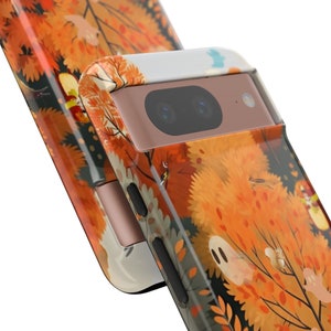 Spooky Fall Forest Aesthetic Phone Case Collage Fox Ghost Autumn Cases ...
