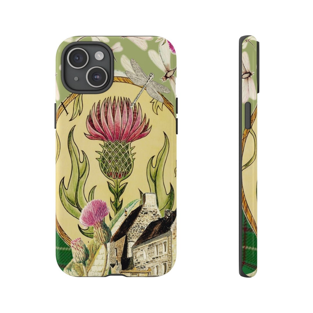 Outlander Fan Phone Case Collage Phone Case Scotland Thistle Sassenach ...