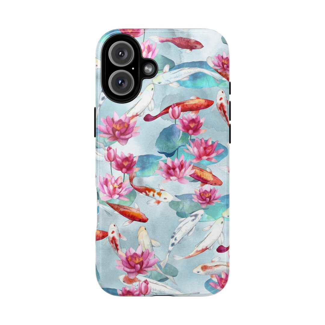 Koi Fish Collage Phone Case Fisherman Aesthetic Japanese Cute iPhone ...