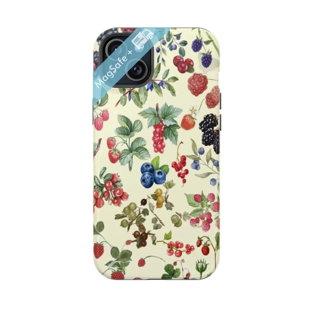 Summer Berries Collage Magsafe Phone Case Cottagecore Aesthetic ...