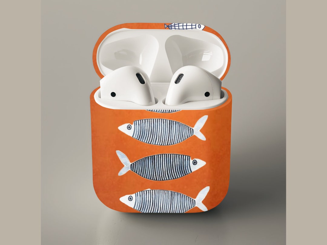 Fish AirPod Case Collage Accessories Cute Preppy Aesthetic Orange Blue ...