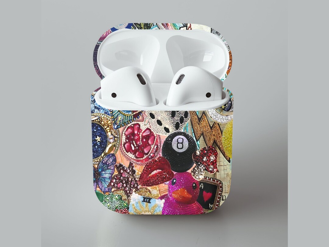 AirPod Case Vintage Mosaic Collage Accessories Girly Cute 2nd 3rd Gen ...