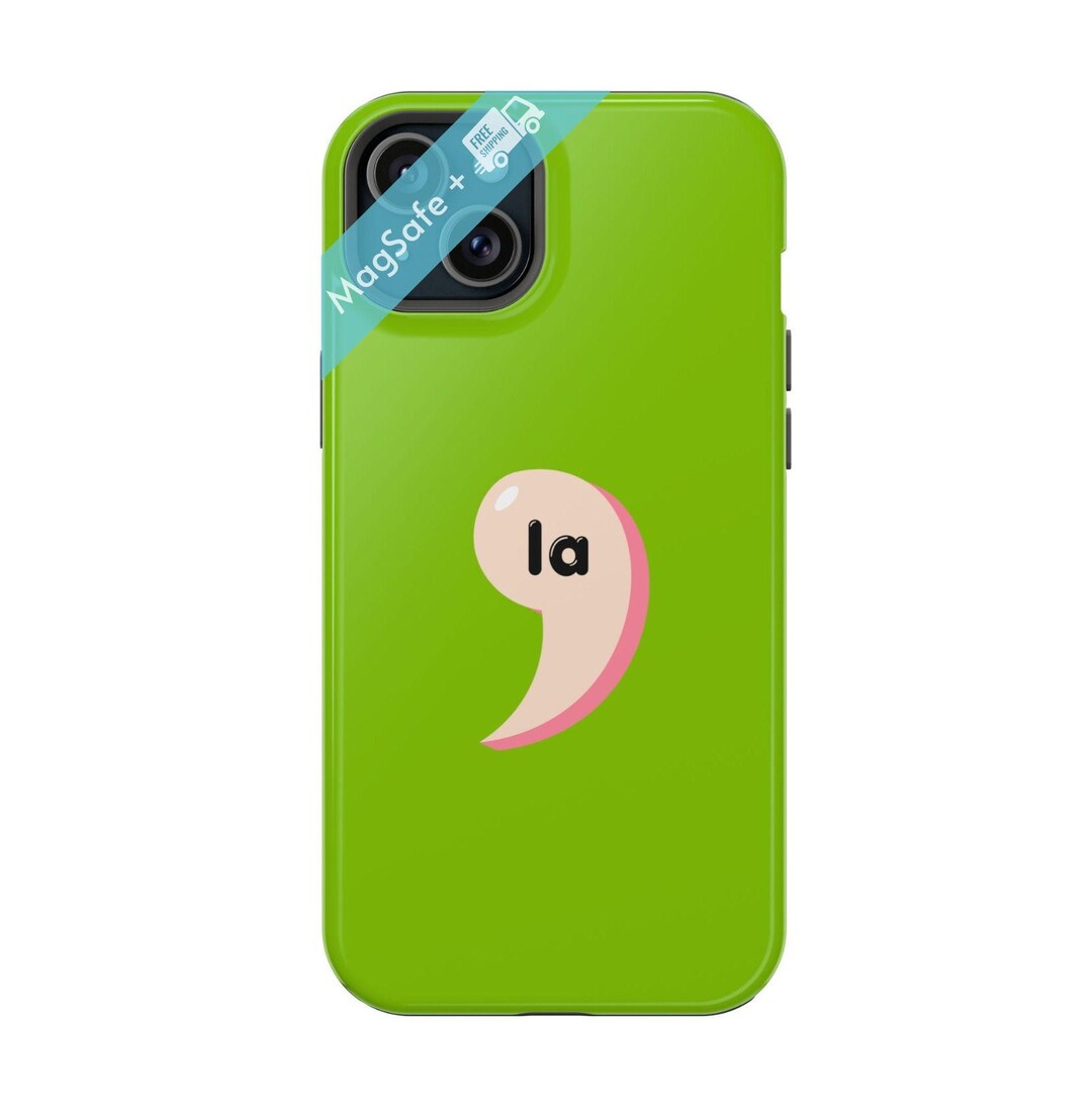Comma La Kamala iPhone Case Magsafe Pop Culture Brat Summer Lime Green ...