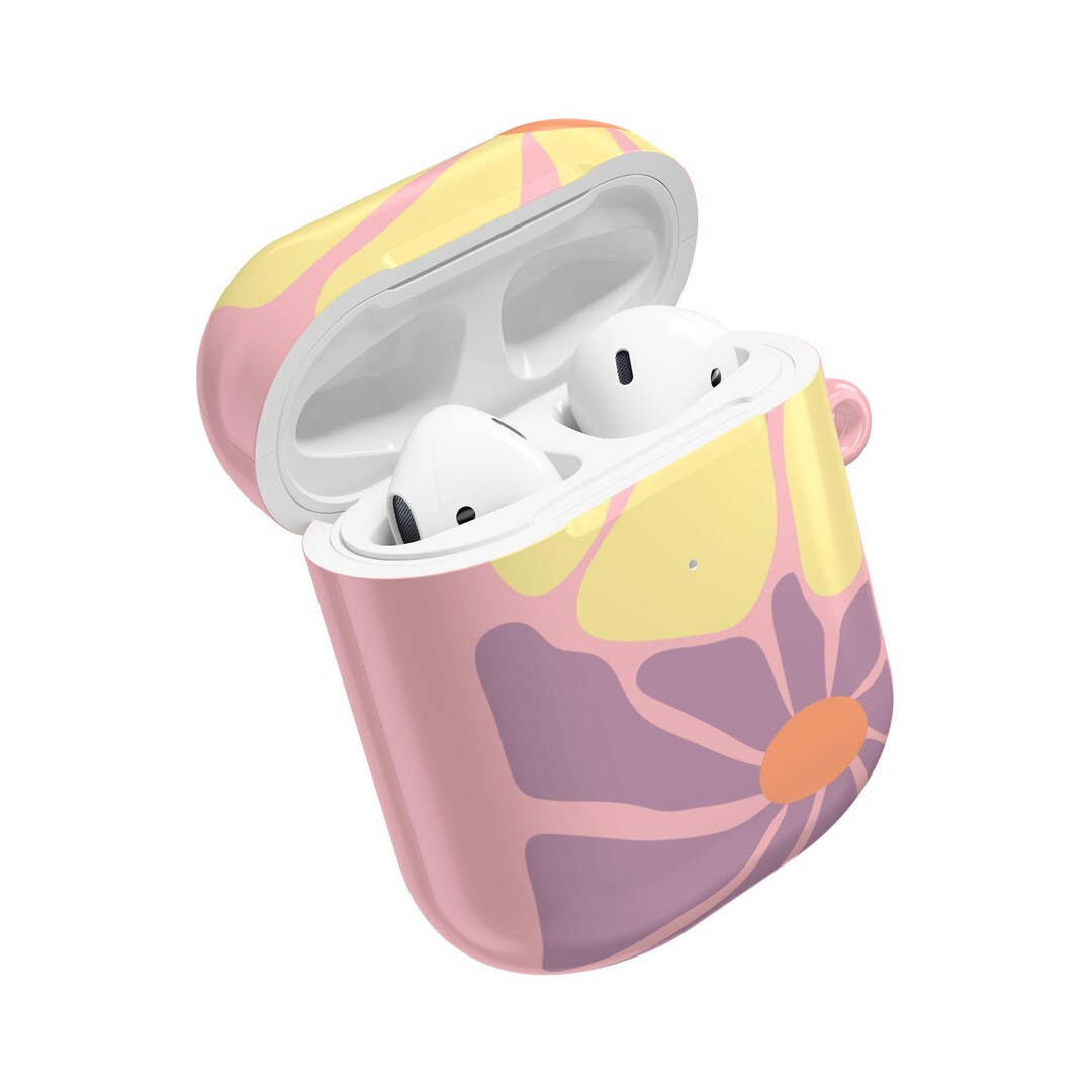 Floral AirPod Case Accessories Cute Pink Botanical Boho Aesthetic ...