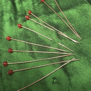 PAIR of Medieval Veil Pins. Medieval Dress Pin. Renaissance Pins. SCA ...
