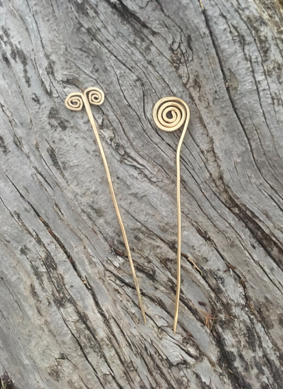 Brass Replica of Long Viking Pin. Viking Style Hairpin. Viking Cloak ...