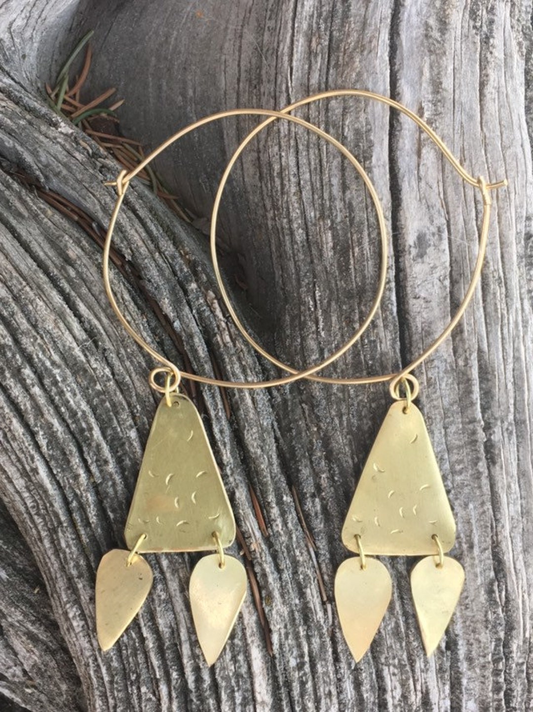 Brass Replica of Merovingian Earrings. Frankish Earrings. Early ...