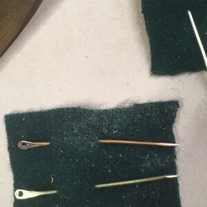 Viking Sewing Kit. Early Medieval Sewing Kit in Hand Carved Wooden Box ...